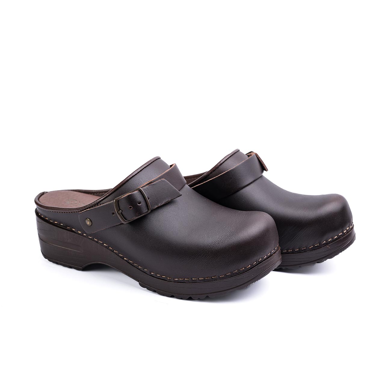 Vit Sabot brown – Glove Clogs
